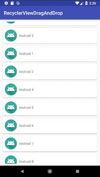 [Android] Drag & Drop, Swipe to dissmiss Recyclerview